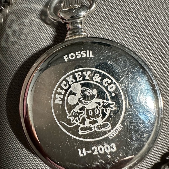 Fossil | Accessories | 203 Fossil Mickey Mouse Pocket Watch | Poshmark